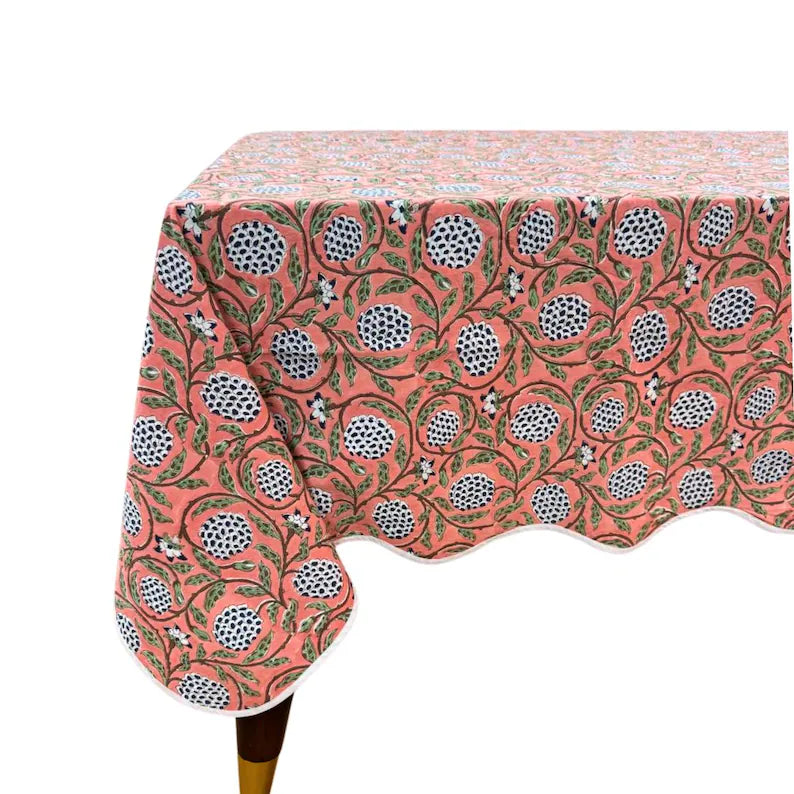 Artistic Block Prints at Thefabricrush/ Handmade Cotton Tablecloths